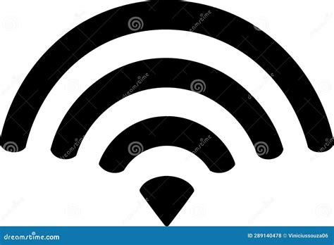 Wireless Internet Wifi Icon Stock Illustration Illustration Of Symbol
