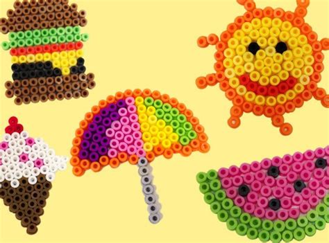 8 Easy Summer Perler Beads Patterns To Spread Fun Julie Ann Art
