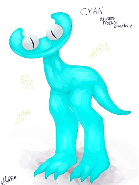 Rainbow Friends Cyan Wallpapers Wallpaper Cave