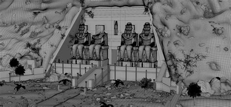 3d Abu Simbel Model Model Turbosquid 2414908