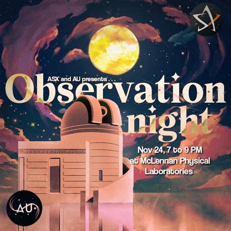 Observation Night At 7pm Today Mclennan Au X Asx Ruoft