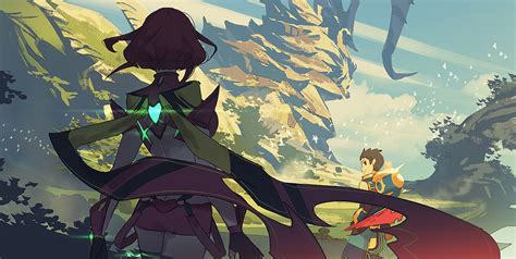 Pyra And Rex Xenoblade Chronicles And More Drawn By Midoriimo Ne N Danbooru