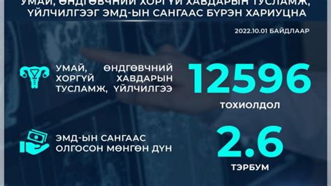 Умай өндгөвчний хоргүй хавдрын тусламж үйлчилгээний 85 хувийг ЭМД ийн сангаас хөнгөлнө