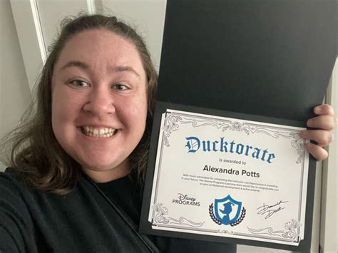 Alexandra Potts On Linkedin Earned My Ducktorate This Week While On My
