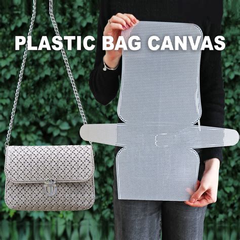 Sac En Toile Plastique En 3 Tailles Sac à Motif En Toile Plastique