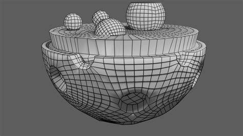 ⚕️ Nucleus Structure Schematic 3d Model・ Stl File For 3d Printing・cults