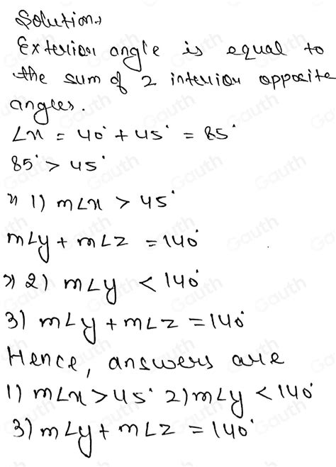 solved exercise b using the given figures below write or in each