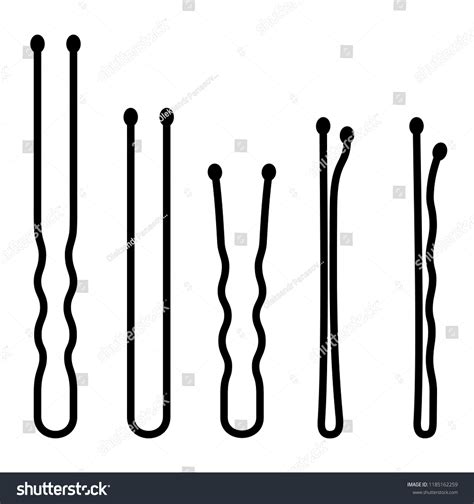 Bobby Pins Outline Royalty Free Images Stock Photos Pictures Shutterstock