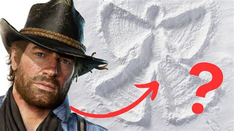 Red Dead Redemption 2 Arthur Morgan Tries Making A Snow Angel Youtube