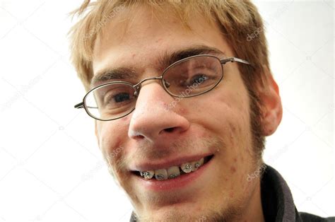 Ugly Nerd Smiling Stock Photo Vlue 4626163