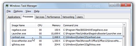 conhost exe windows process what is it
