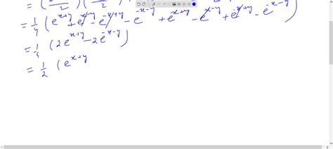 SOLVED Prove That A Sinh X Y Sinhx Coshy Coshx Sinhy B Numerade