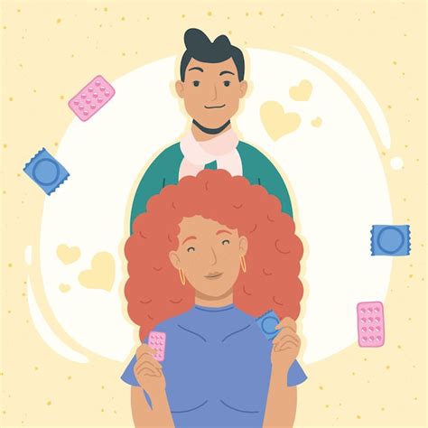 Premium Vector Couple With Sexual Icons