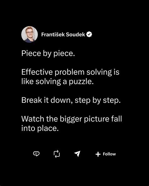 františek soudek sur linkedin here s a secret to effective problem