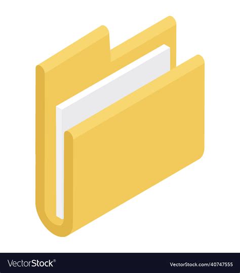 file folder royalty free vector image vectorstock