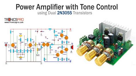 Bass Booster Circuit Diagram Using 2n2222 Tronicspro