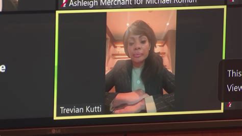 Trevian Kutti Co Defendant In Georgia Election RICO Case Speaks To Judge About Possibly