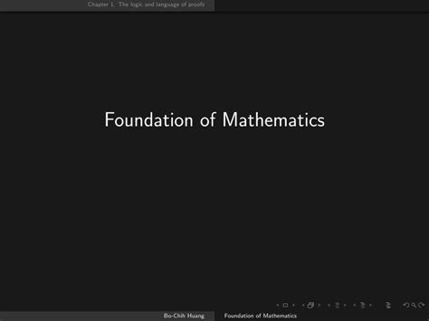 Logic And Proofs Foundations Of Mathematics