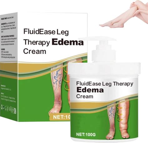 Fluidease Leg Therapy Edema Cream Edema Relief For Legs