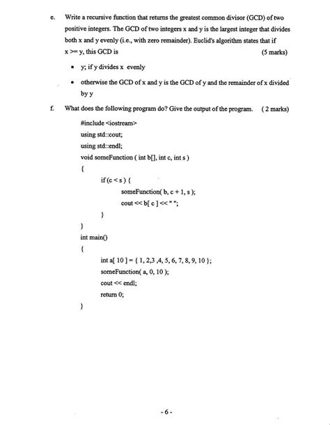 Solved E Write A Recursive Function That Returns The