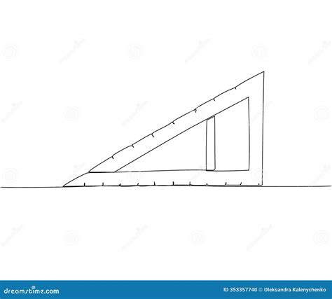 Set Triangular Ruler Drawing Compass Monitor With Graduation Cap Chalkboard Graduation