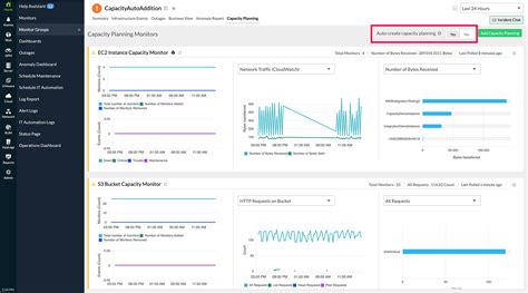 Adding A Capacity Planning Monitor Site24x7 Documentation Online Help Site24x7