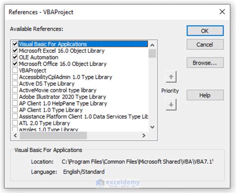 Fixed Sub Or Function Not Defined In Excel Vba Exceldemy