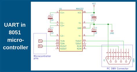 Uart Interfacing With 8051 Microcontroller Circuit Digest