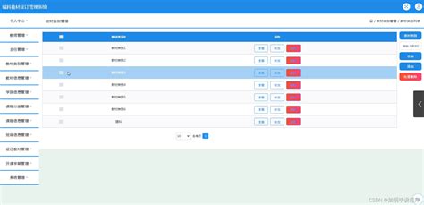 毕设项目：城科教材征订管理系统 jsp java springmvc mysql mybatis csdn博客