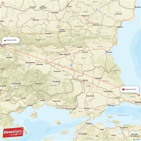Direct Flights From Istanbul To Sofia Ist To Sof Non Stop