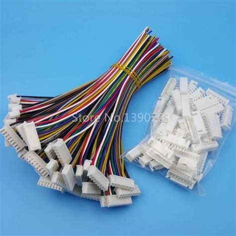 Jual 10pin Pcb Socket Connector Hx Pitch 2 54mm Single Head 20cm Kabel