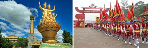 Statue Et Fête De Lac Long Quan Et Au Co Horizon Vietnam Travel