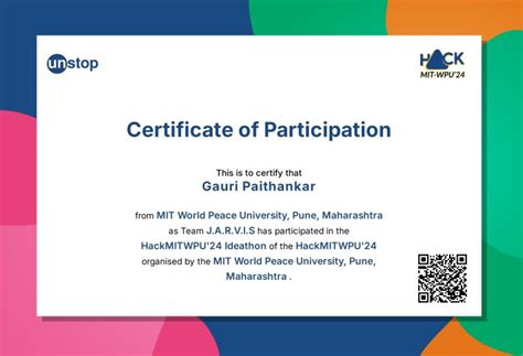 Hackmitwpu24 Teamwork Innovation Learningexperience Growthmindset Gauri Paithankar