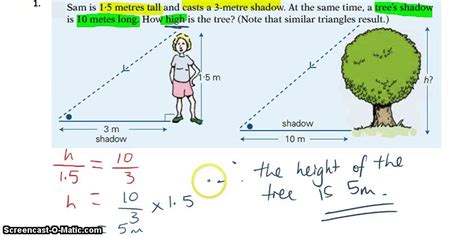 problem solving with similar figures