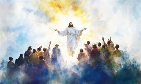 Jesus Christ Ascending To Heaven