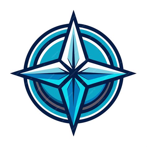 North Star Logo Design Guiding And Inspirational Vector Graphics
