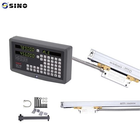 Sino Sds6 2vf Digital Display Readout With Linear Encoder Scale Rohs Rs232 C Interface For Lathe