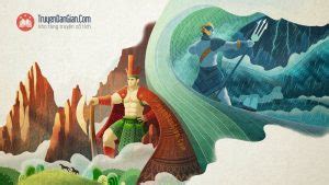 Sơn Tinh Thủy Tinh Truyện tranh siêu đẹp Truyện dân gian