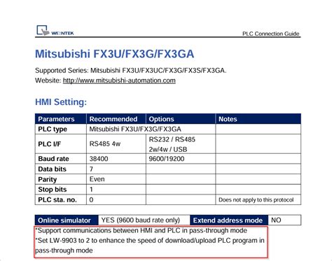 How Do I Pass Through To A PLC That Is Connected Via Serial General Q A WeintekUSA