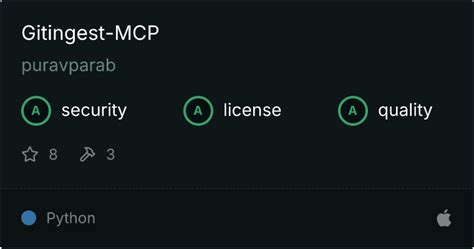 Github Puravparabgitingest Mcp Mcp Server For Gitingest