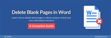 Как удалить пустые страницы в Word Онлайн и с использованием кода