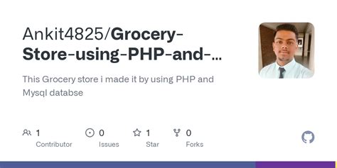 Github Ankit4825grocery Store Using Php And Mysql Database Master