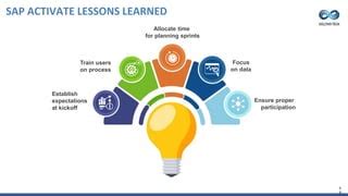 SAP Activate Methodology For S HANA Implementation PPTX