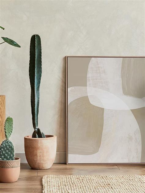 Ovals Ii Canvas Art Print Beige Canvas Art Diy Abstract Canvas Art