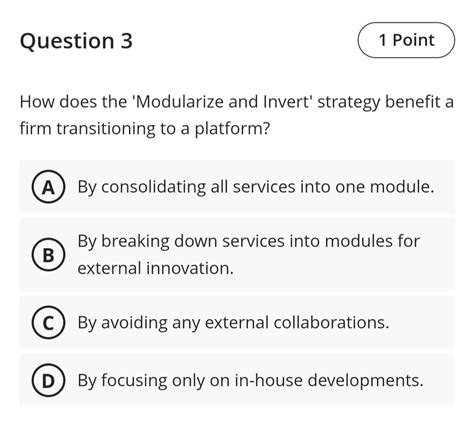 Solved Question 3how Does The Modularize And Invert