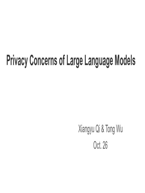 Fillable Online The Security And Privacy Risks Of Large Language Models Fax Email Print PdfFiller