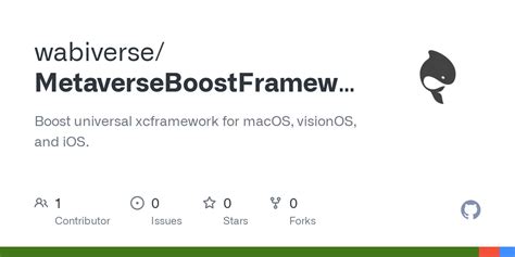 Github Wabiversemetaverseboostframework Boost Universal Xcframework