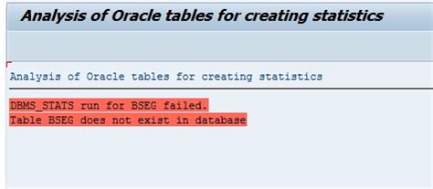 BSEG Table Not Found When Re Induxing Using Brtool SAP Community