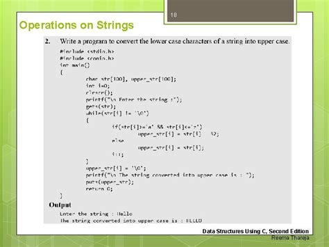 Com 267 Chapter 4 Strings 1 Data Structures