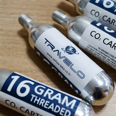 트레벨로 Co2 카트리지 16g 자전거 휴대용 펌프 트레벨로